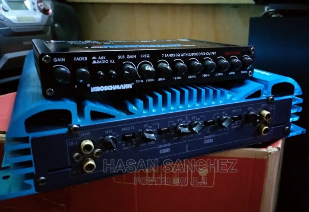 Boschmann 1300w Amplifier With Boschmann Equalizer – Sanchez Sounds ...