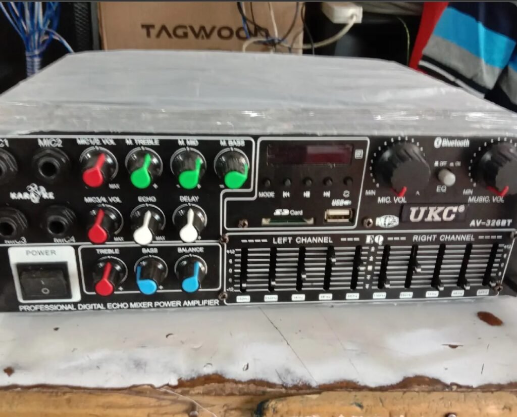 Ukc AV-326BT Powerful Amplifier With Inbuilt Equalizer – Sanchez Sounds ...